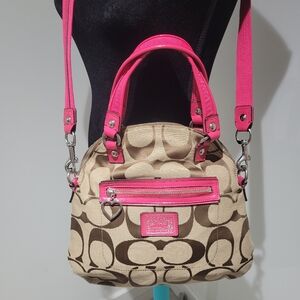 Coach | Bags | Coach Daisy Signature Foldover Crossbody Pursesatchel ...